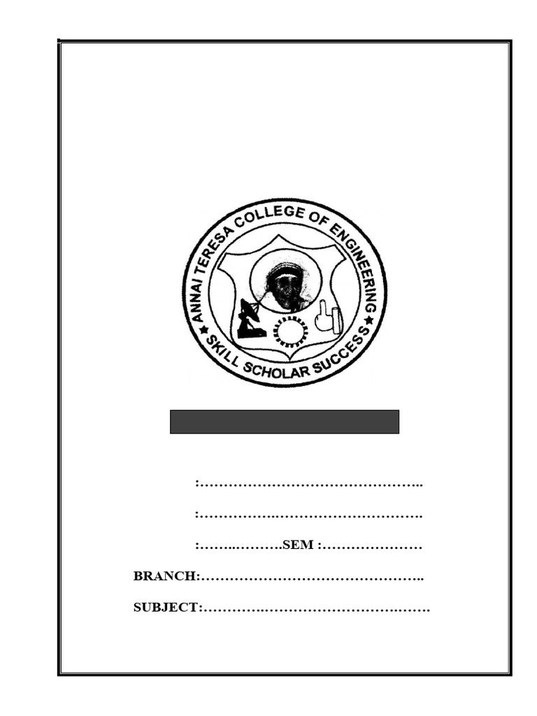 Ns Lab Front Page | PDF