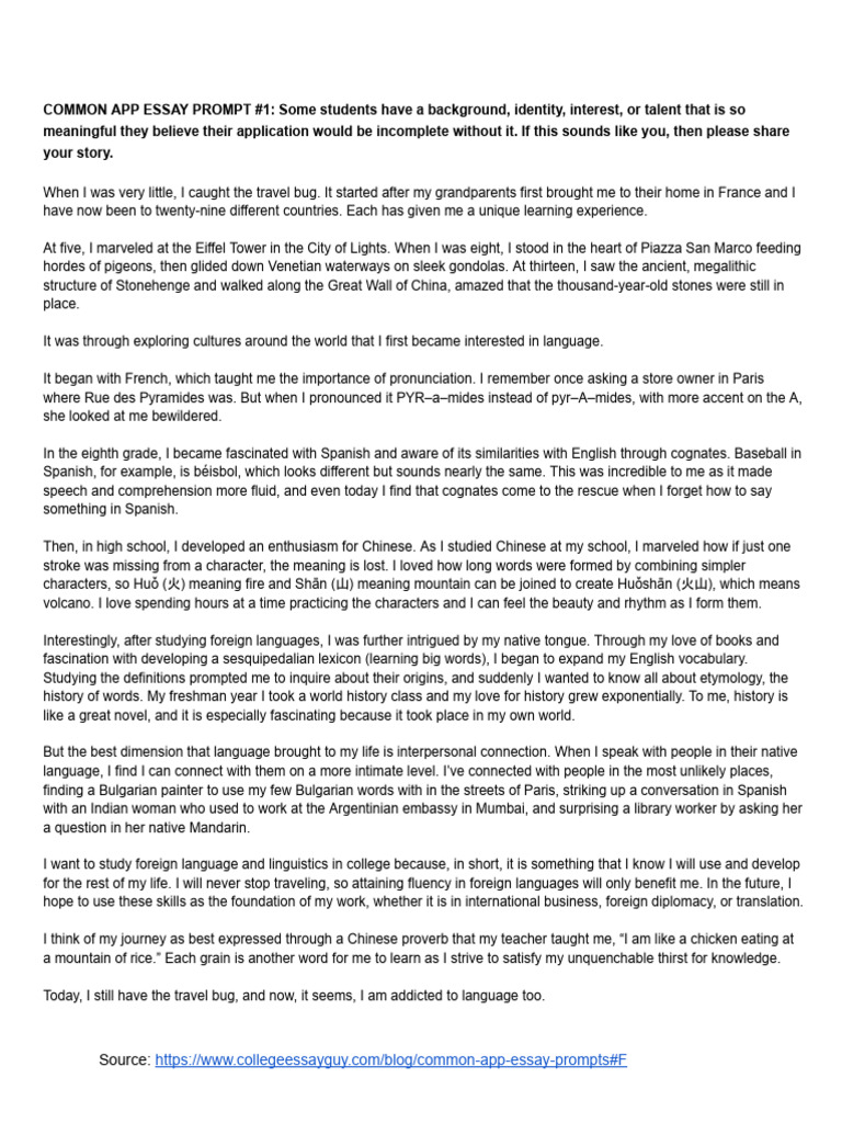 Model College Essays | PDF | Mathematics | The Daily Show