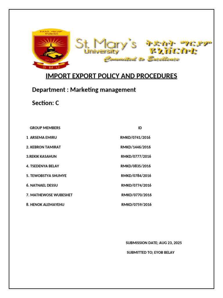 Impo Expo Cover | PDF