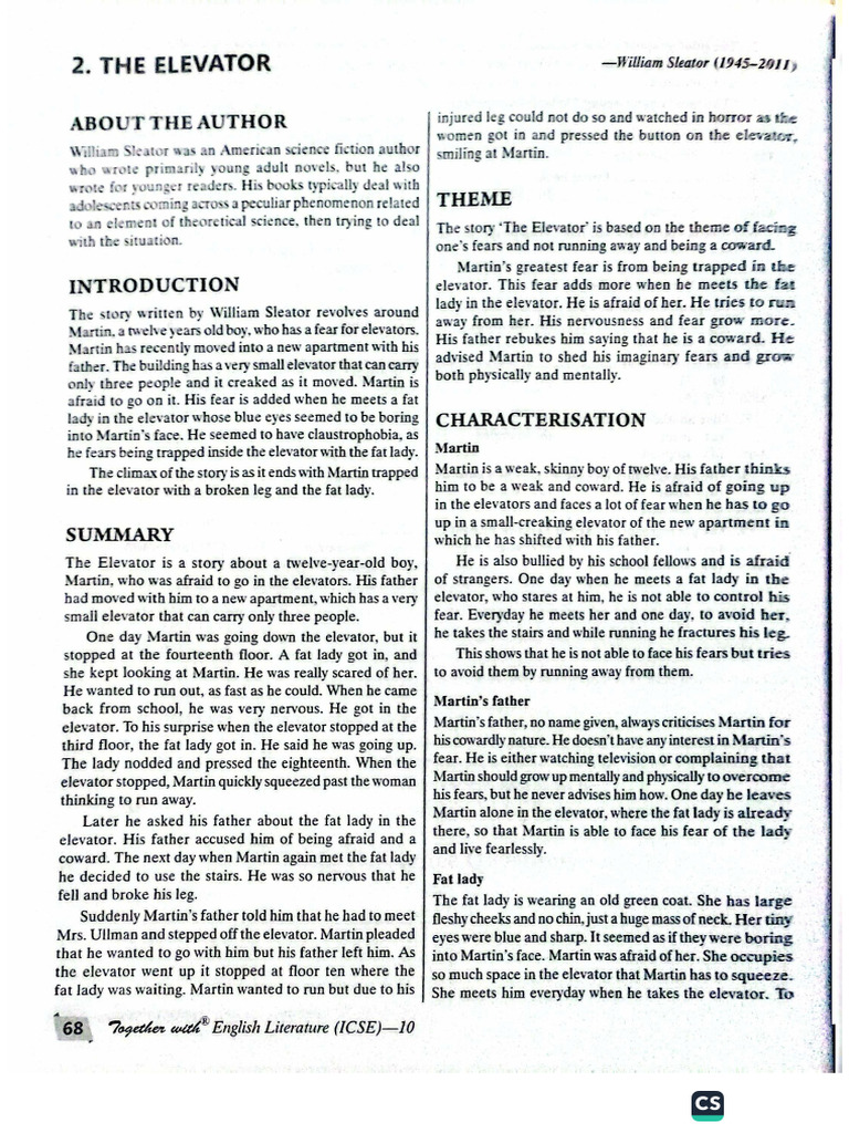 The Elevator | PDF