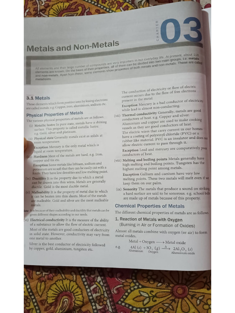 Metals and Non-Metals | PDF