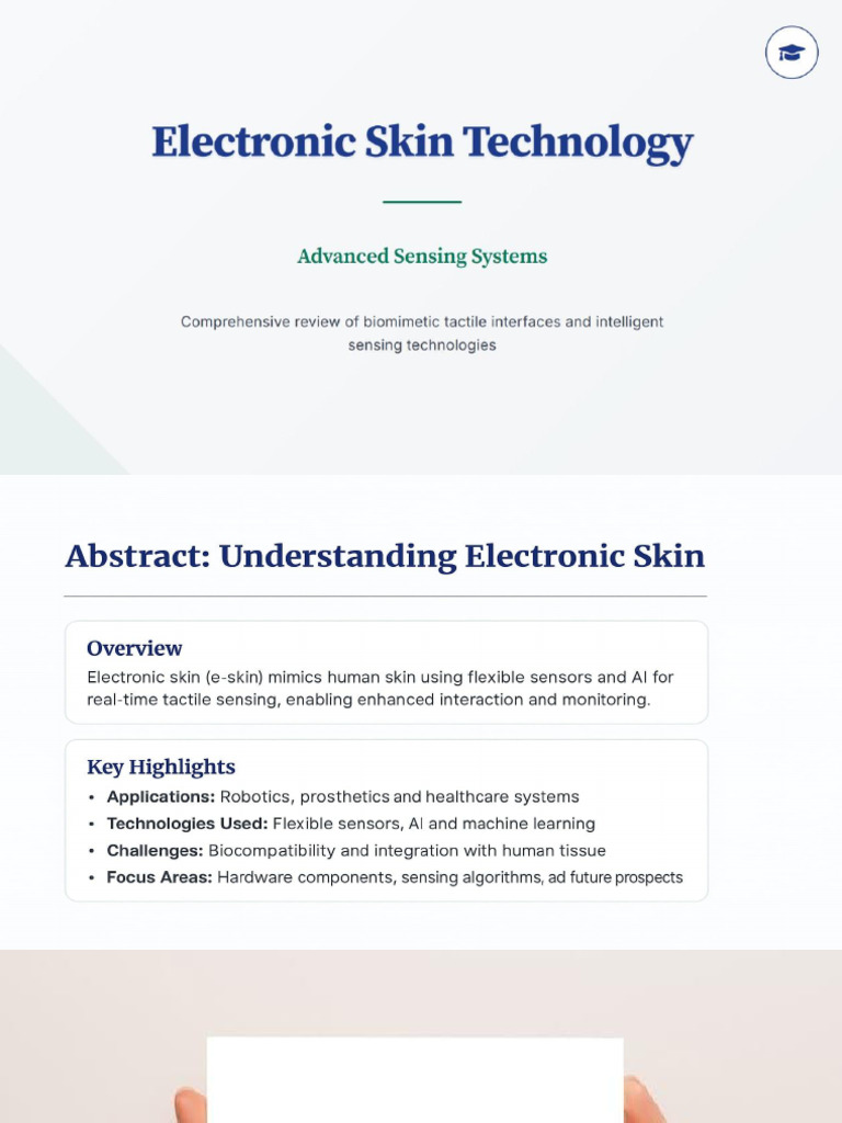 Electronic Skin Technologies - From Hardware Building Blocks and ...