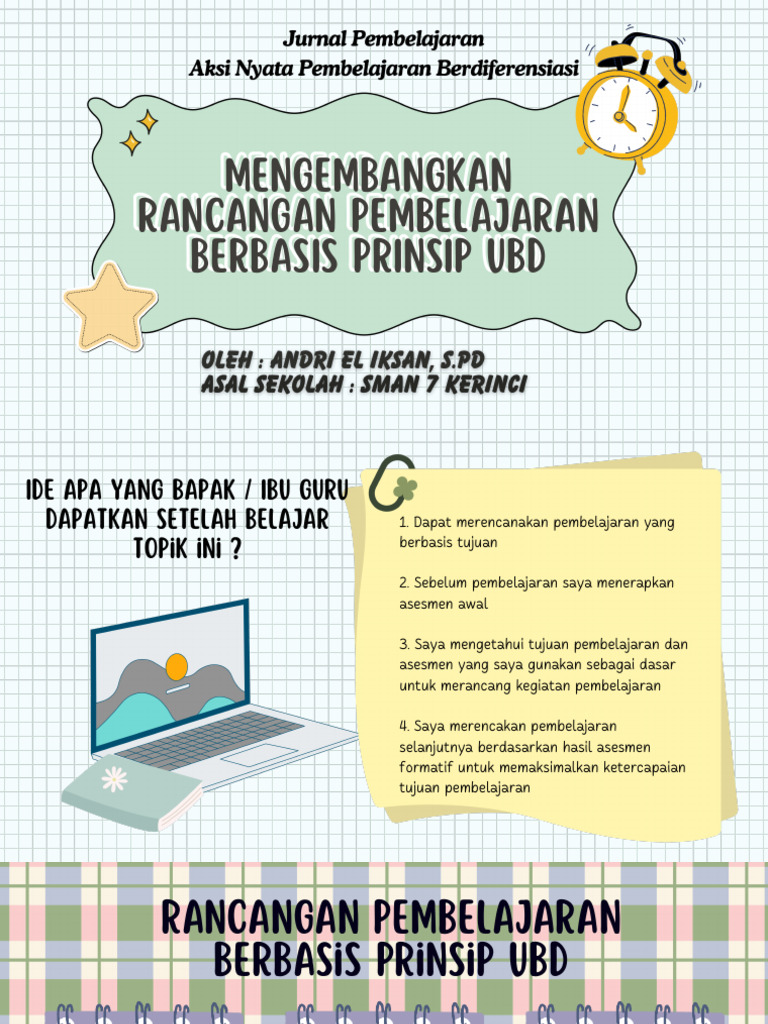 Menerapkan Prinsip Understanding by Design (UbD) PDF | PDF