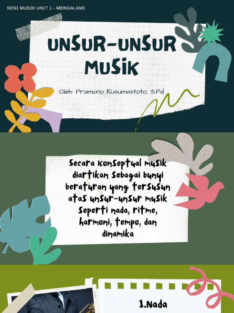 Materi 1 - Unsur-Unsur Musik | PDF