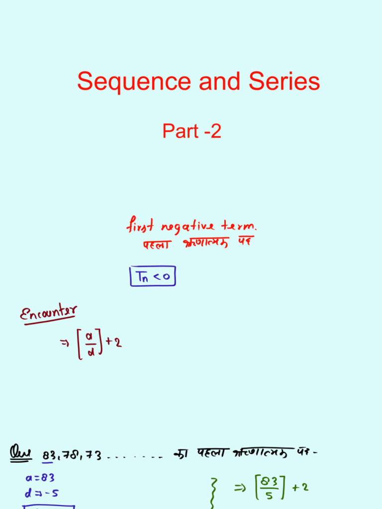 Sequence And Series 2 Pdf 2 Pdf