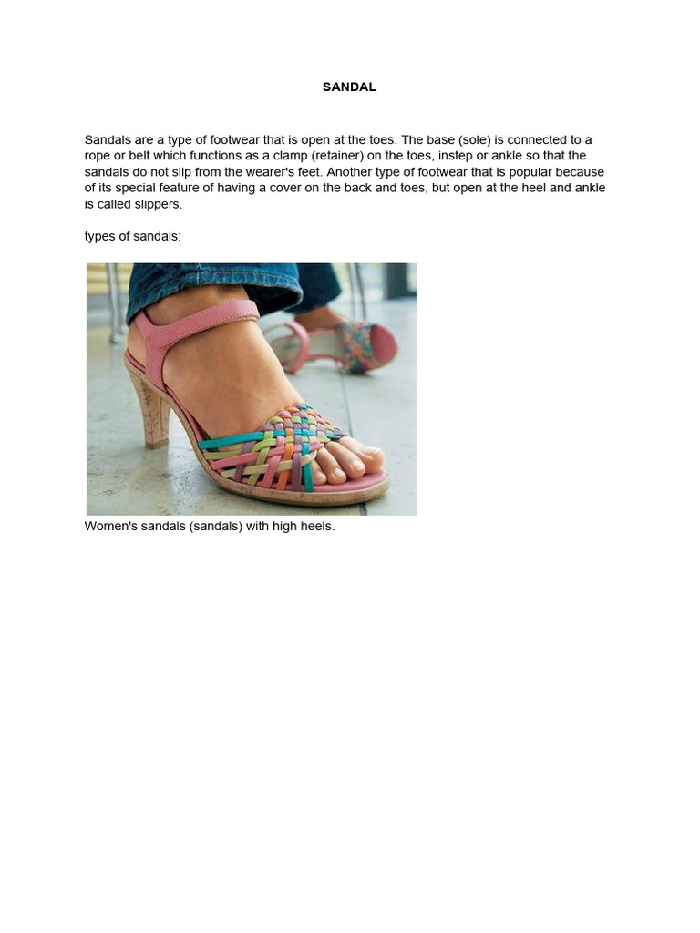 Makalah SANDAL B.ing | PDF