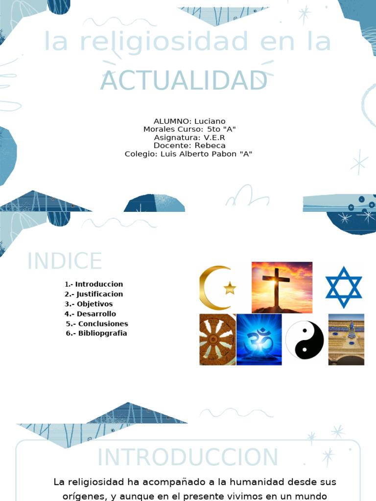 Religiosidad Actual: Cambios y Tendencias | PDF | Espiritualidad