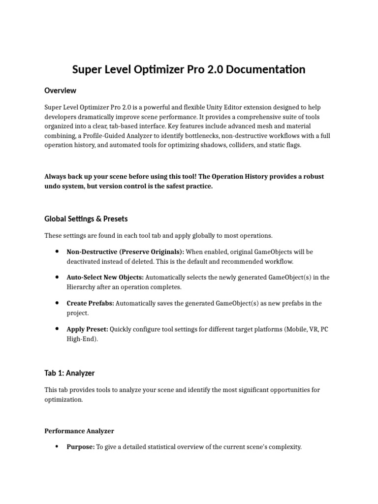 Super Level Optimizer Pro 2.0 | PDF | Texture Mapping | Rendering (Computer Graphics)