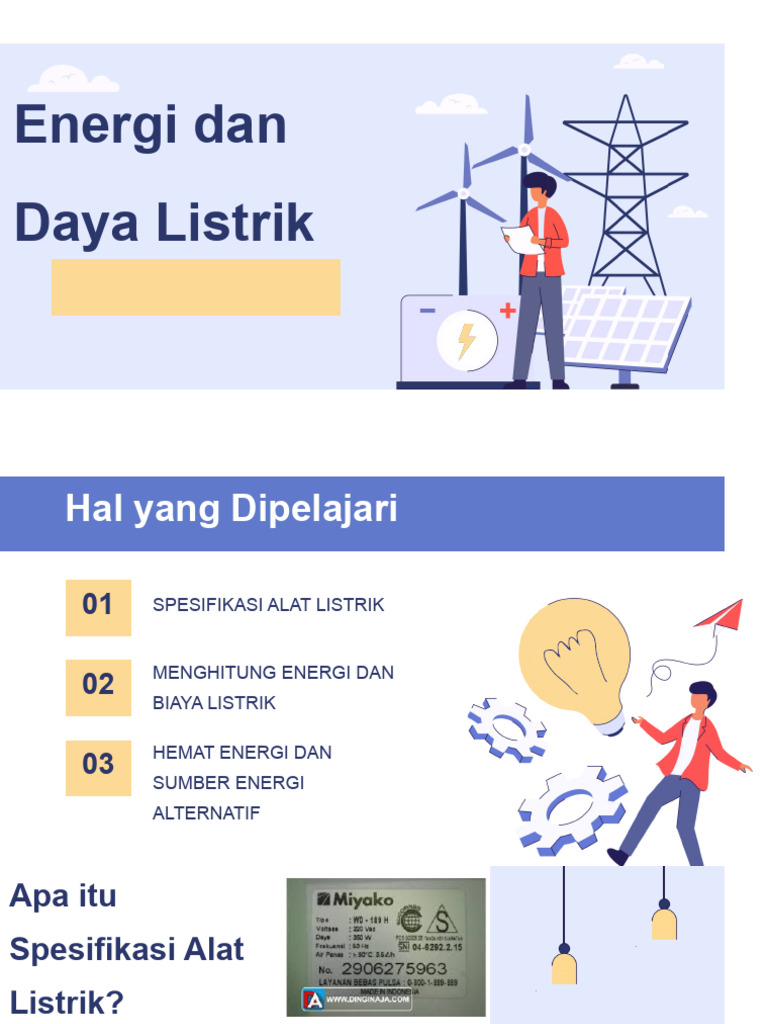 Menghitung Energi dan Biaya Listrik | PDF
