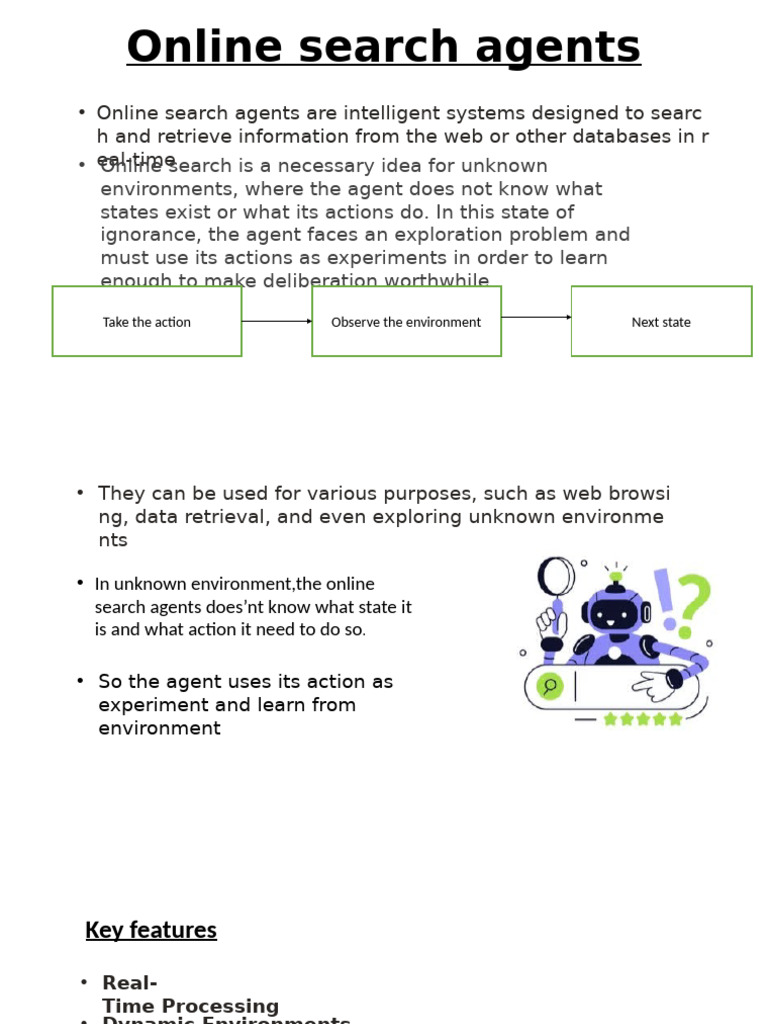 Online Search Agents in Unknown Environments | PDF