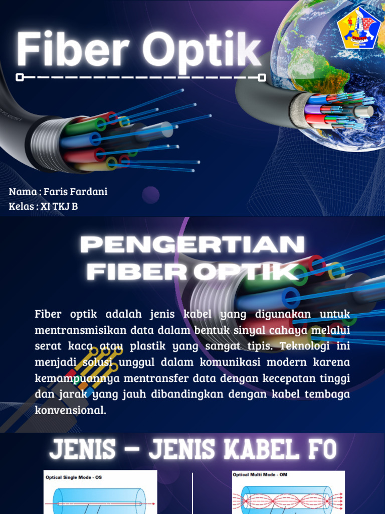 Jenis dan Fungsi Tisu Fiber Optik | PDF