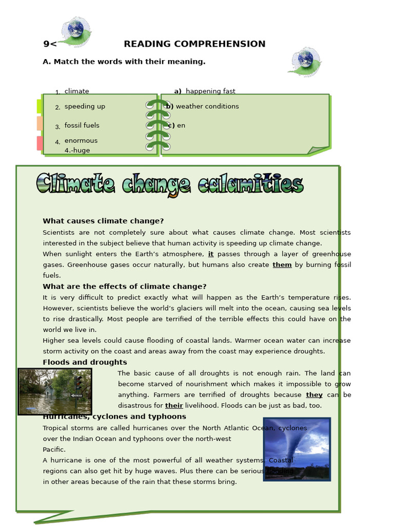 Climate Change Calamities | PDF