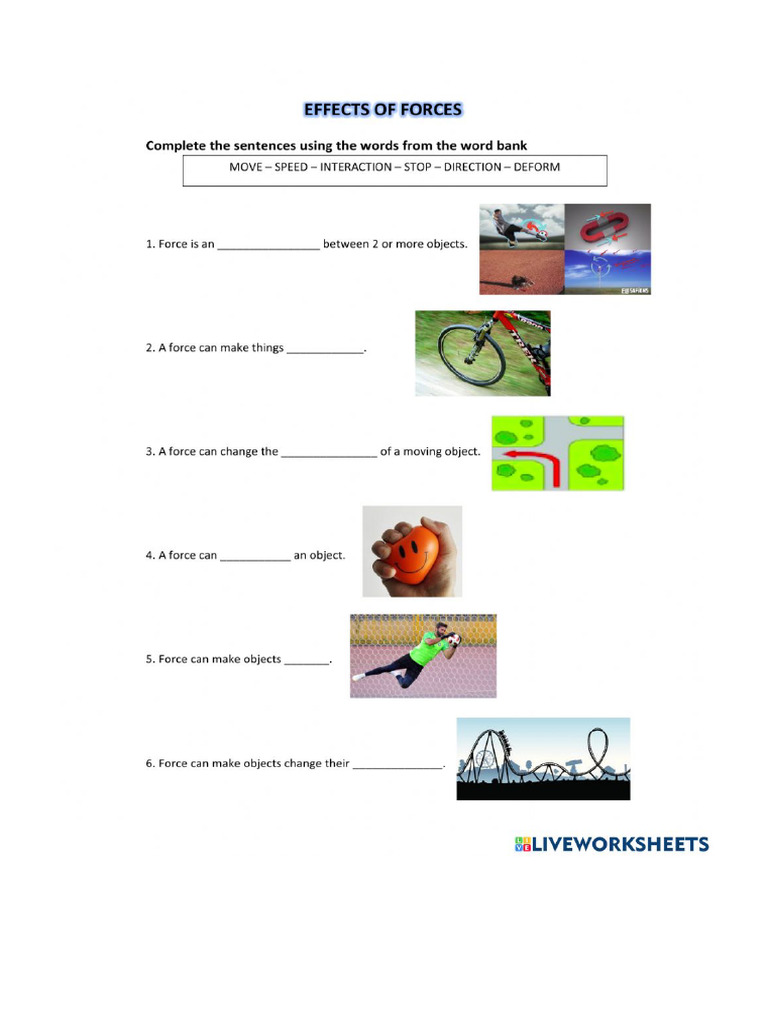 Effects of Forces PDF | PDF