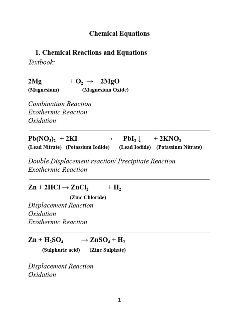 chem eqn | PDF | Chemical Reactions | Precipitation (Chemistry)