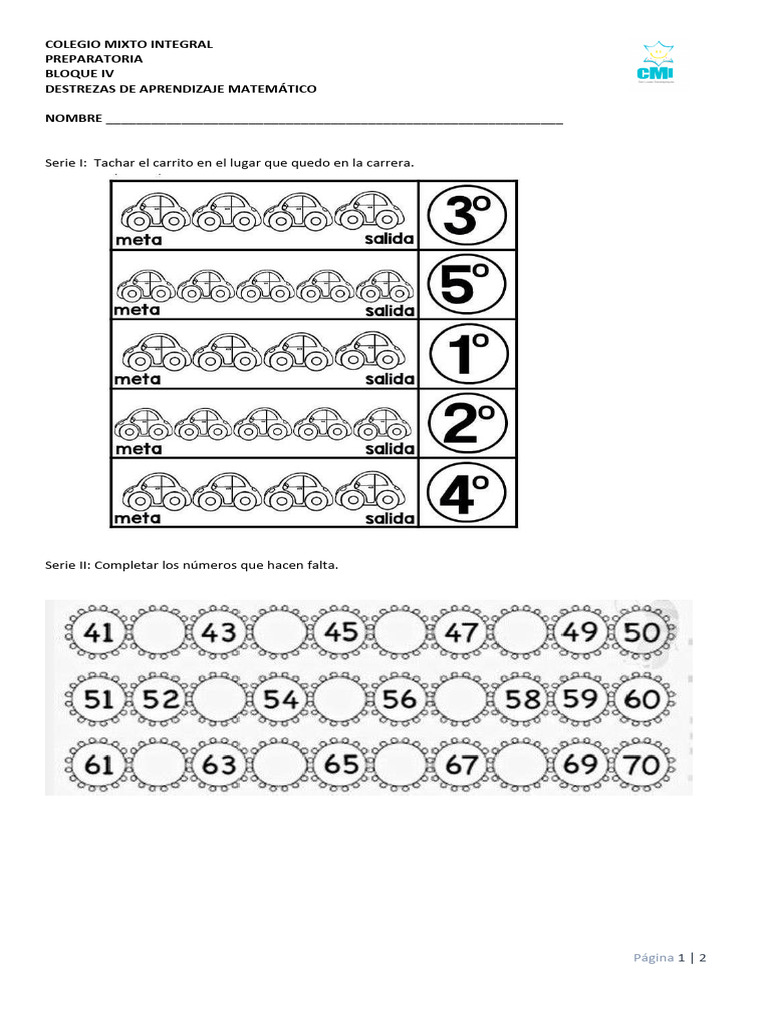 Destrezas de Aprendizaje Matematico IV - Preparatoria | PDF
