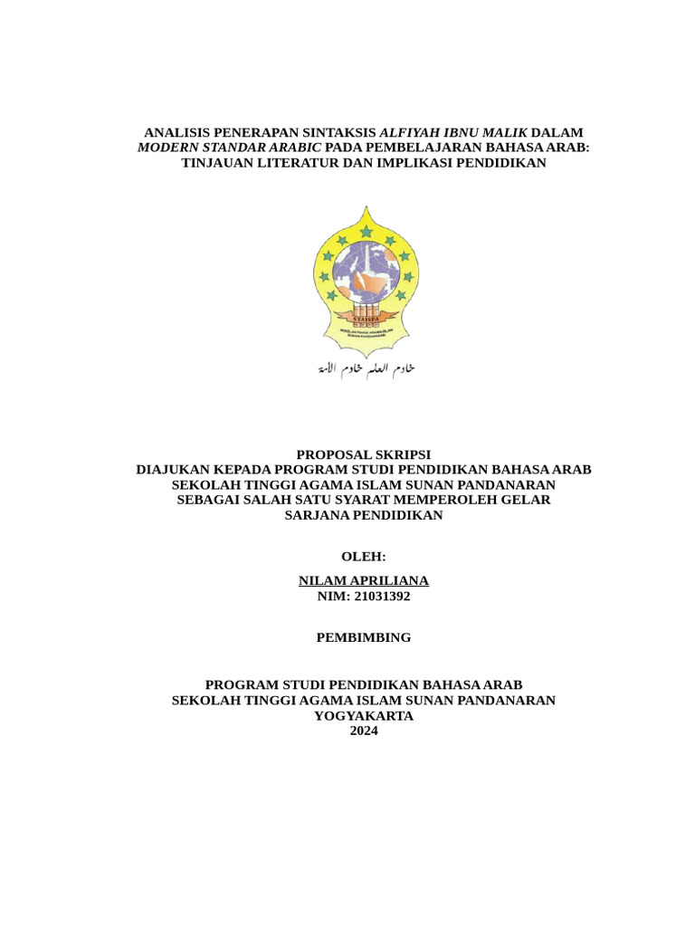 Proposal Skripsi | PDF
