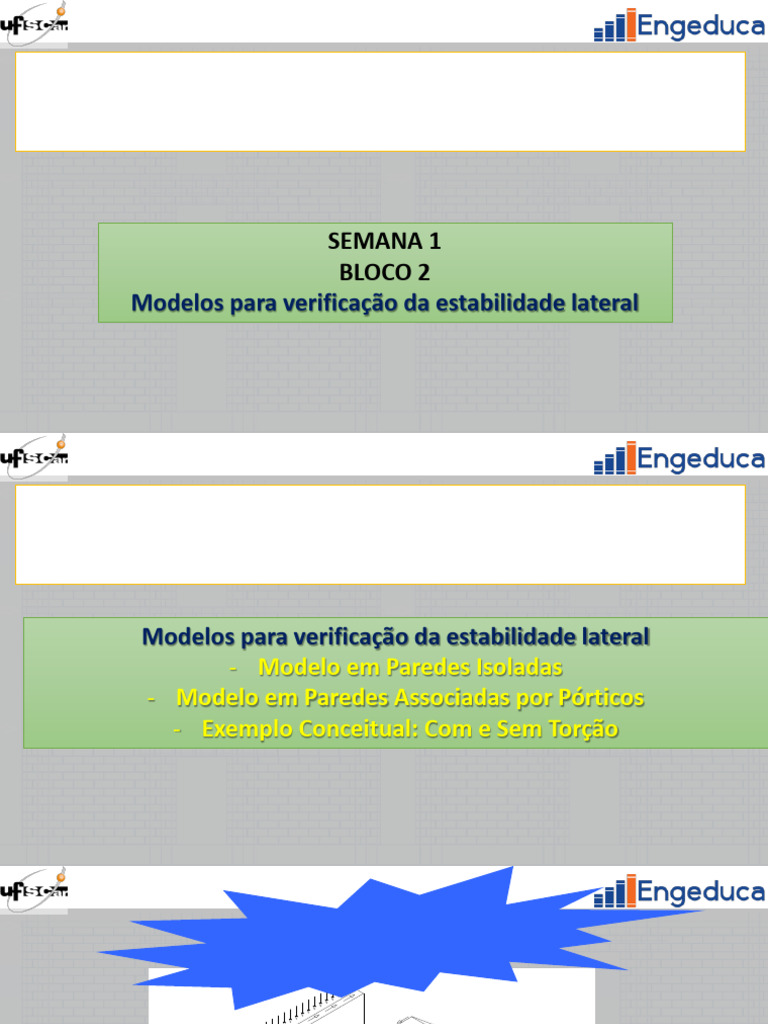 Estabilidade Lateral em Alvenaria Estrutural | PDF | Engenharia ...