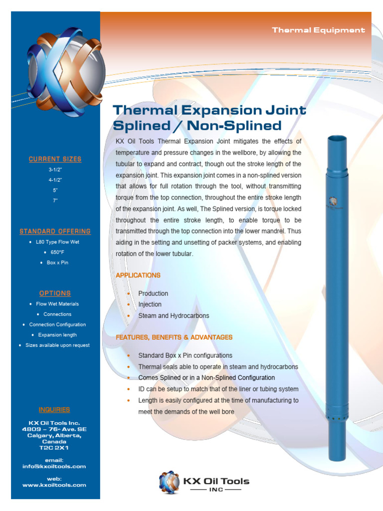 Thermal Expansion Joints Overview | PDF | Thermal Expansion ...