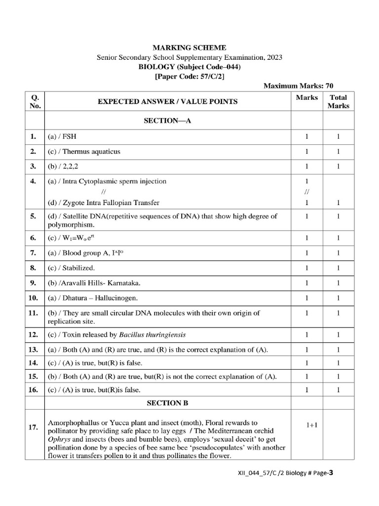 Answer Key | PDF