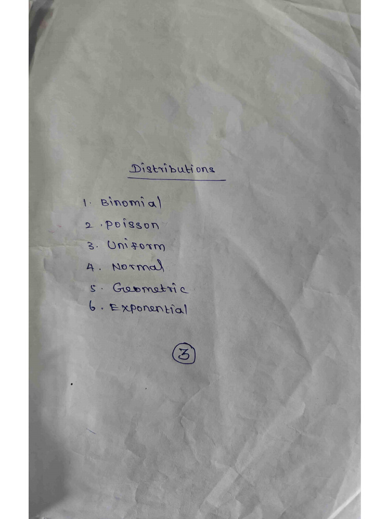 Statistics Material | PDF