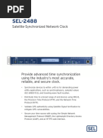 SEL Satellite-Synchronized Clocks Overview | PDF | Home & Garden
