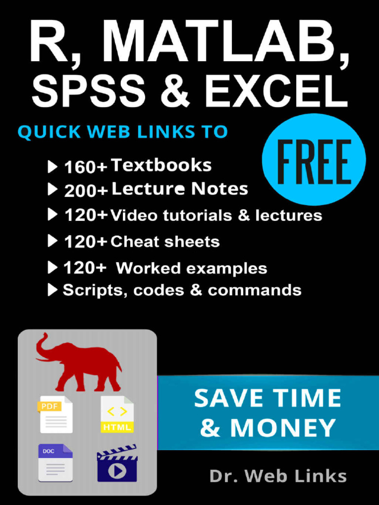 Data Analysis Programming With R, MATLAB, SPSS EXCEL Quick Web Links To ...