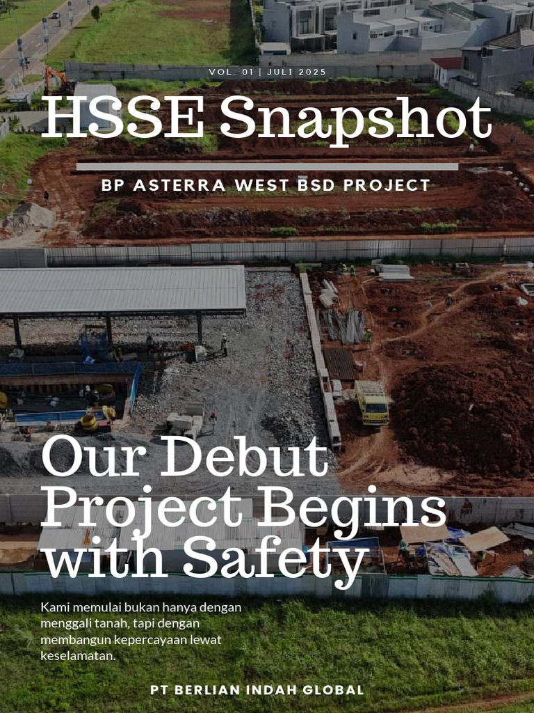 Hsse Tabloid PT Big - Vol 1 (BP Asterra West BSD Project) | PDF