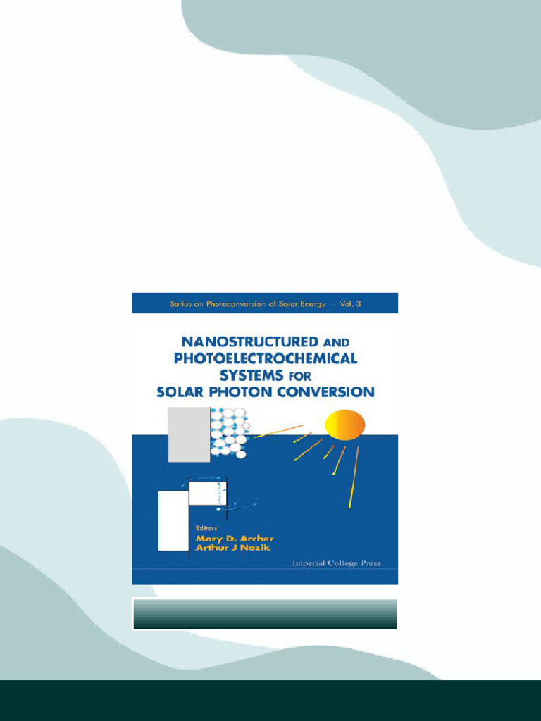 (Ebook) Photochemical Photoelectrochemical Approaches to Solar Energy ...