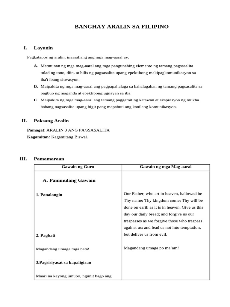 Angel's Lesson Plan | PDF