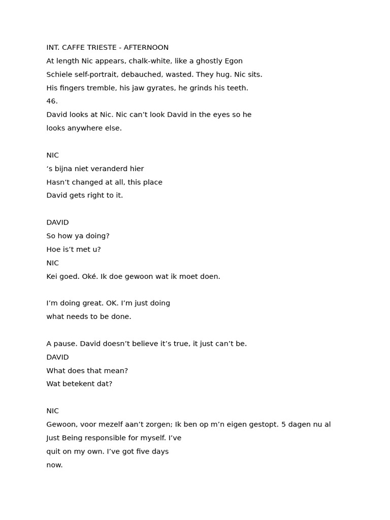 Beautiful Boy - Script | PDF