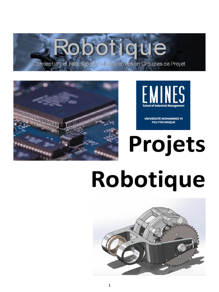 00 Cours Robotique 25 26 | PDF | Gestion de projet | Chef de projet