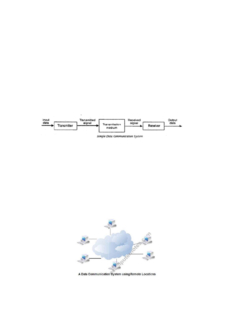 Data Communication | PDF | Duplex (Telecommunications) | Transmission Medium