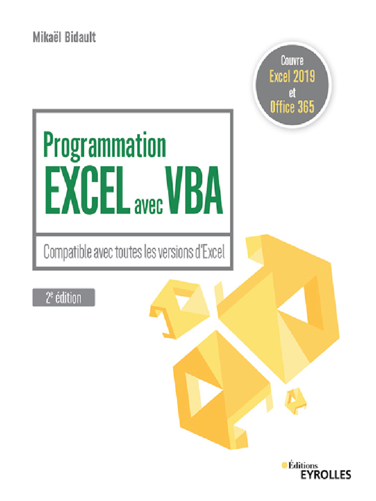 Programmation VBA pour Excel: Guide Complet | PDF | Visual Basic for ...