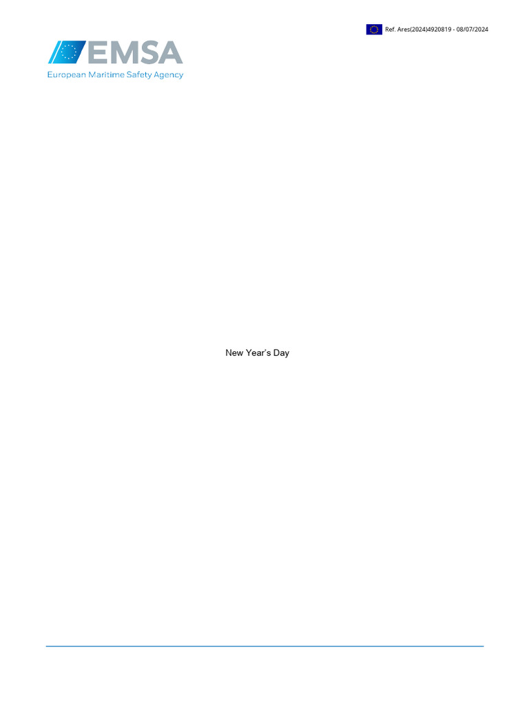 EMSA Public Holidays 2025 | PDF | Observances