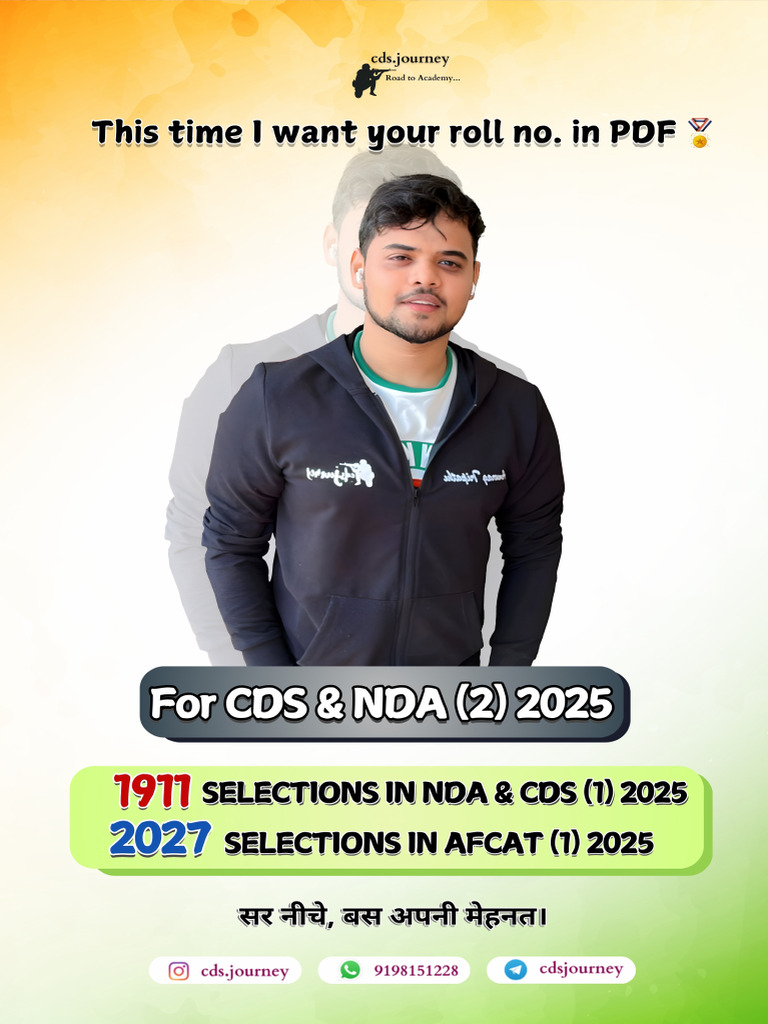 Nda Prepometer Nda 2 2025 X-Ray Batch | PDF