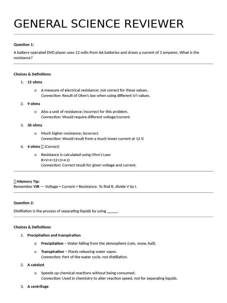 General Science Reviewer 09 | PDF | Rock (Geology) | Plate Tectonics
