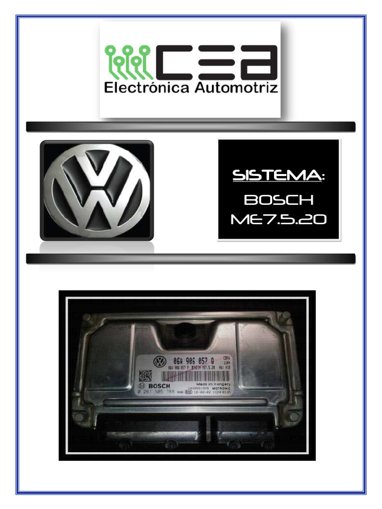 Bosch Me7.5.20 | PDF