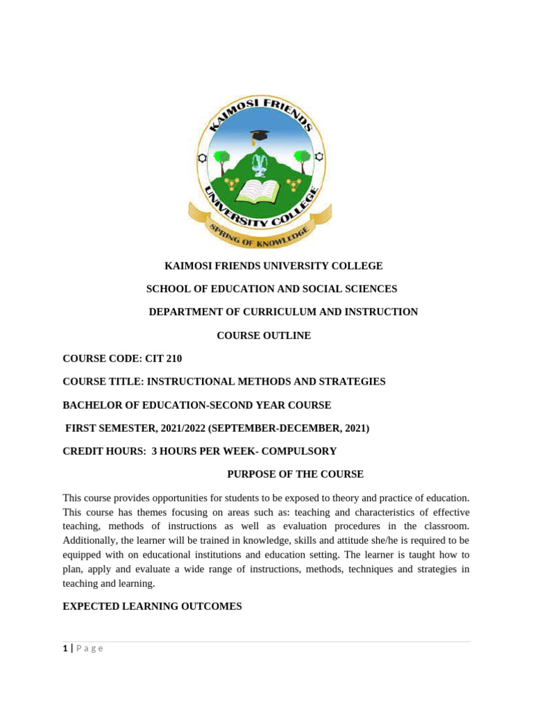 Cit 210 New Notes | PDF | Learning | System