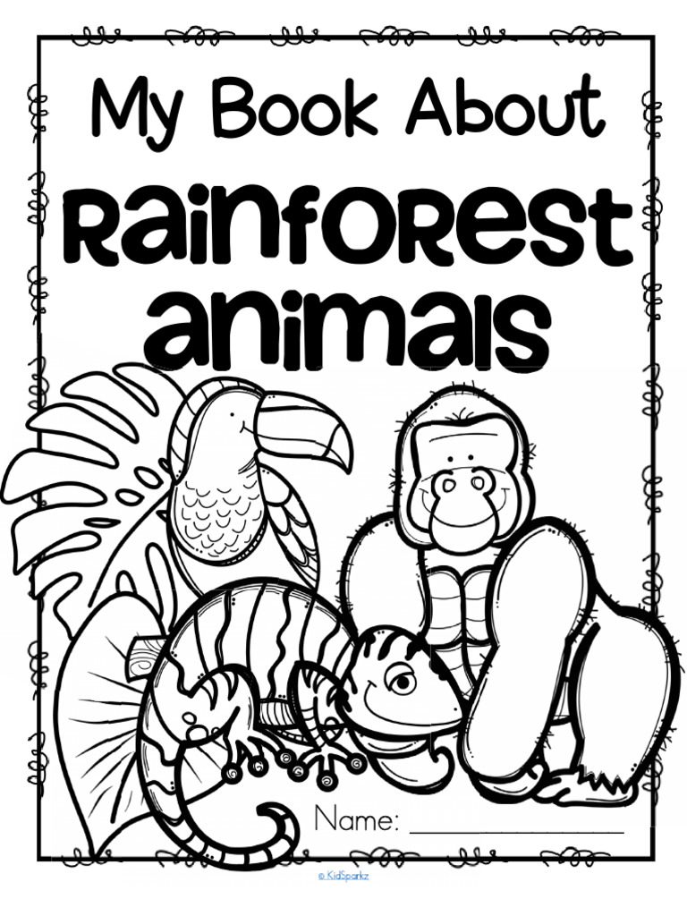 Rainforest Animals Activity Book | PDF