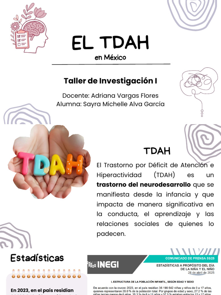 TDAH en México - Taller I | PDF