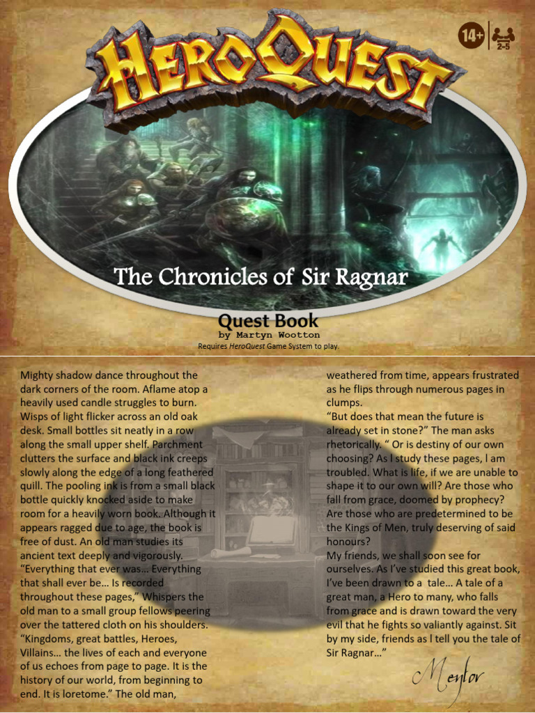 Chronicles of Sir Ragnar Fixed | PDF | Quest | Dwarf (Dungeons & Dragons)