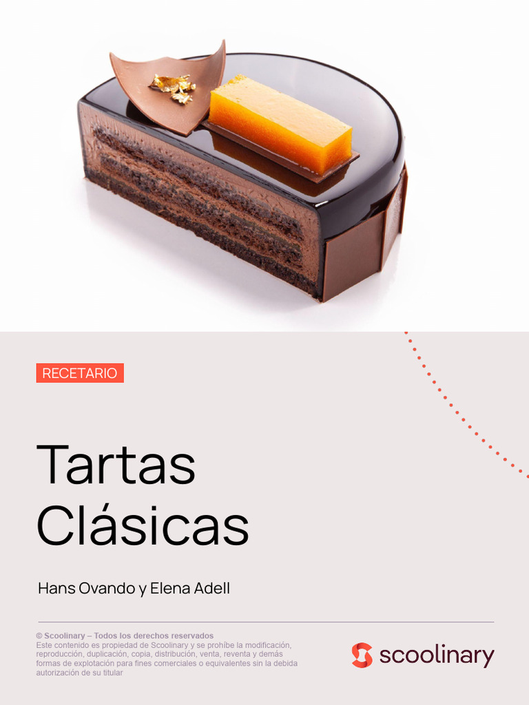 Recetas de Tartas Clásicas | PDF | Merengue | Chocolate