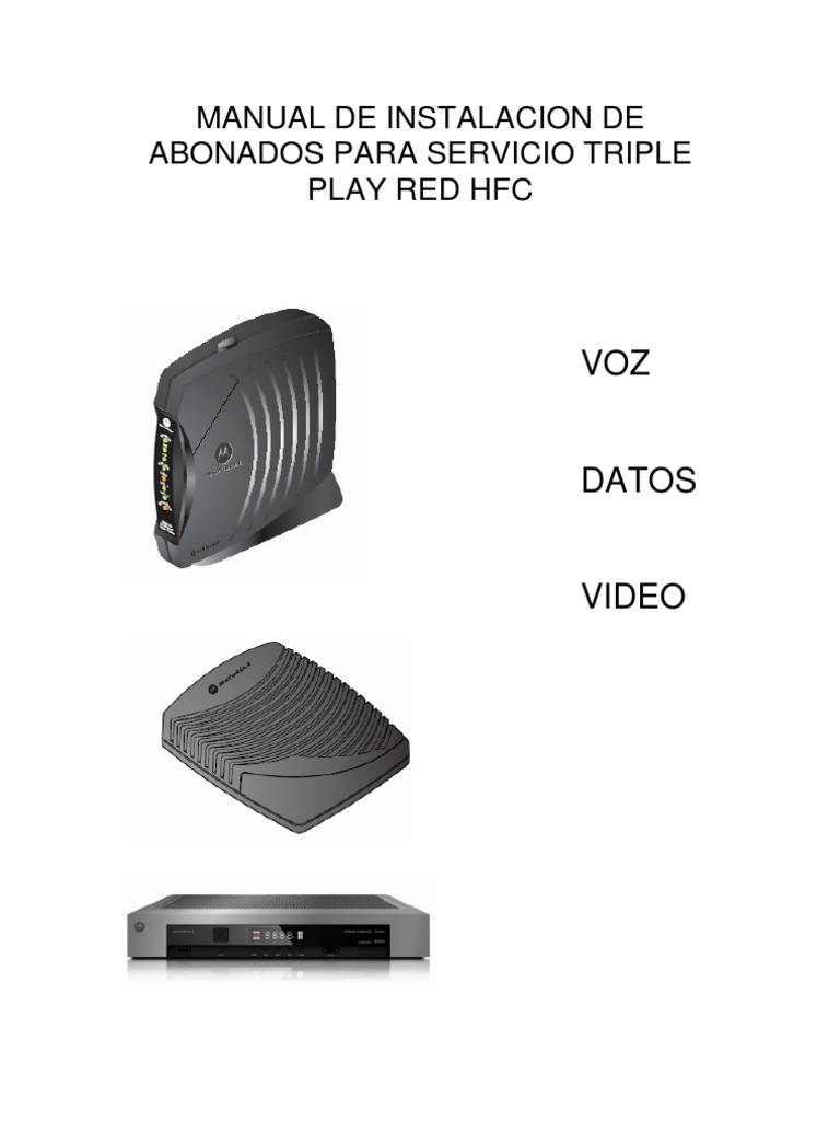 Manual de Instalaciones de Sistema TV Digital | PDF | Satélite de ...