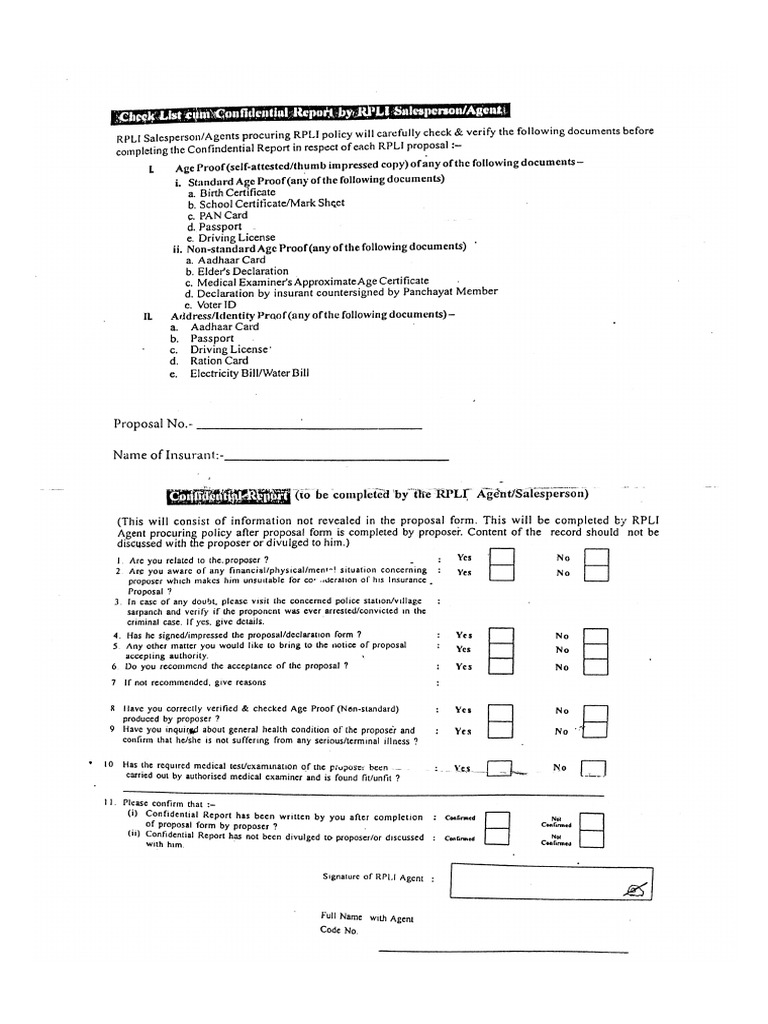 Rpli Confidential Report | PDF