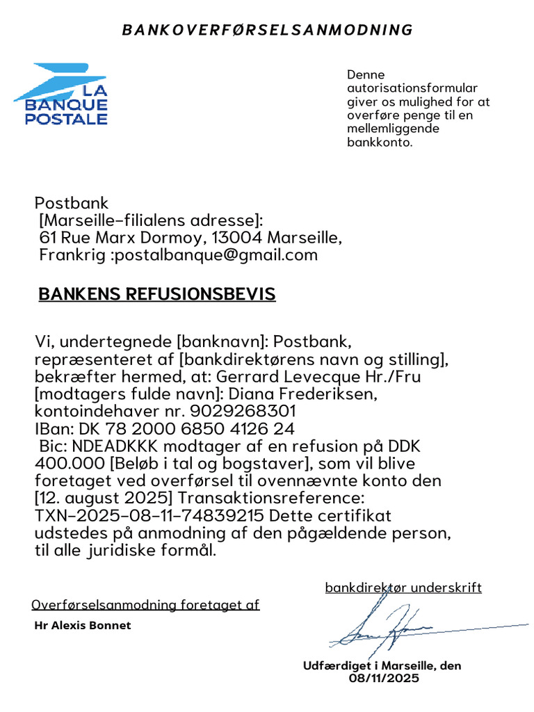La Banque Postale | PDF
