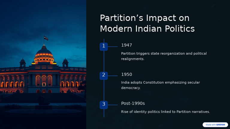 The Partition of India Diverse Experiences and Lasting Impact | PDF