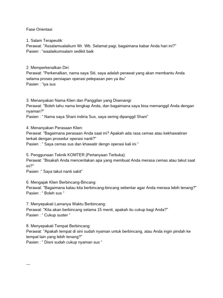Fase Orientasi | PDF