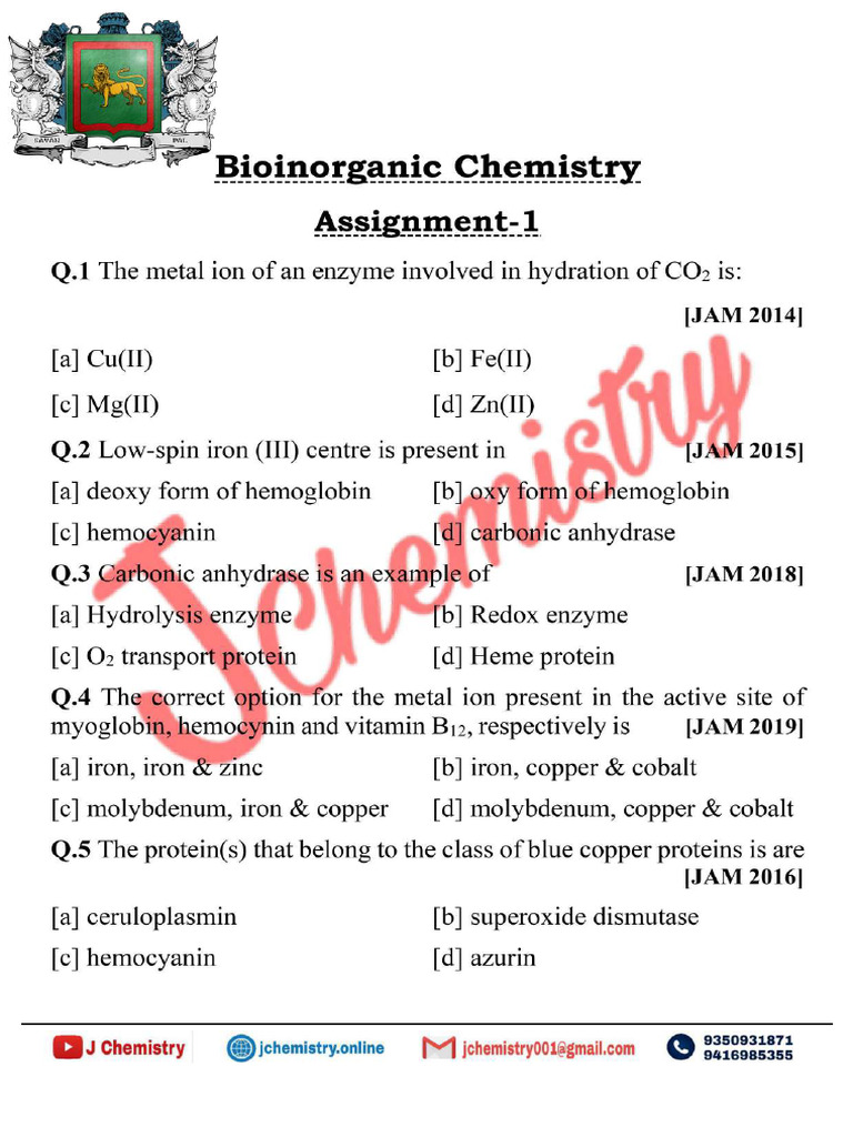 Bio Inorganic | PDF