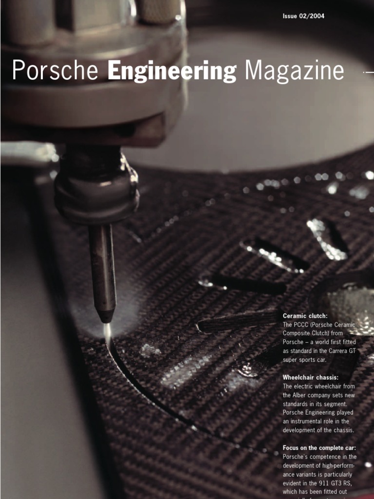 Porsche | PDF | Clutch | Composite Material