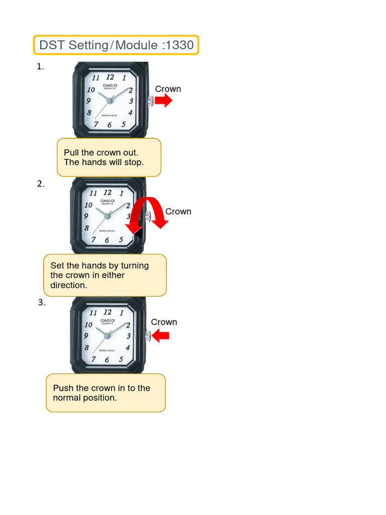 1330 QuickOperationGuide DST Setting en | PDF